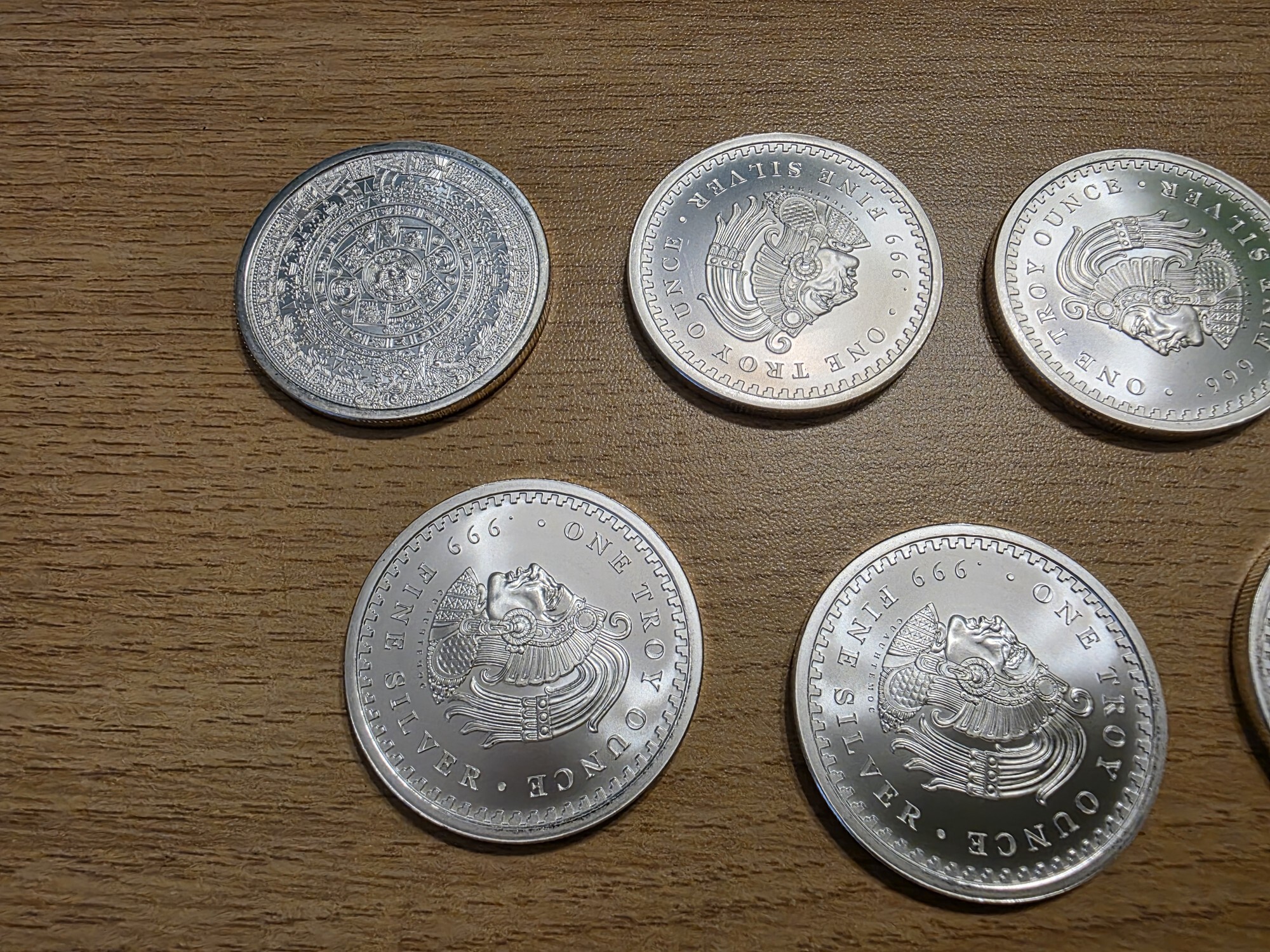 FOR SALE: Tube of 20 x 1oz Silver Aztec Coins - UK (Ungraded) - The ...