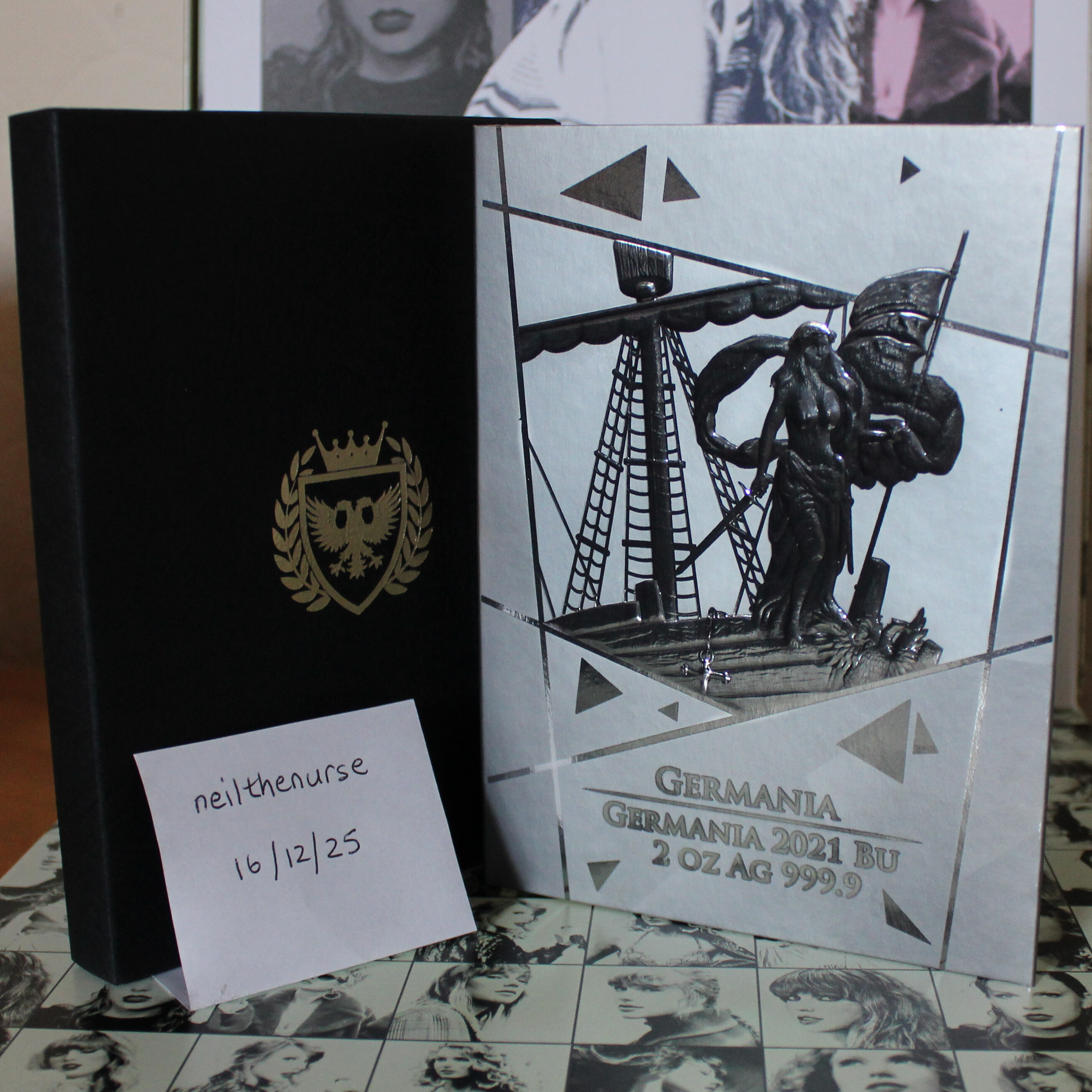 Boxed 2oz Silver 2021 Lady Germania Coin by Germania Mint - UK ...