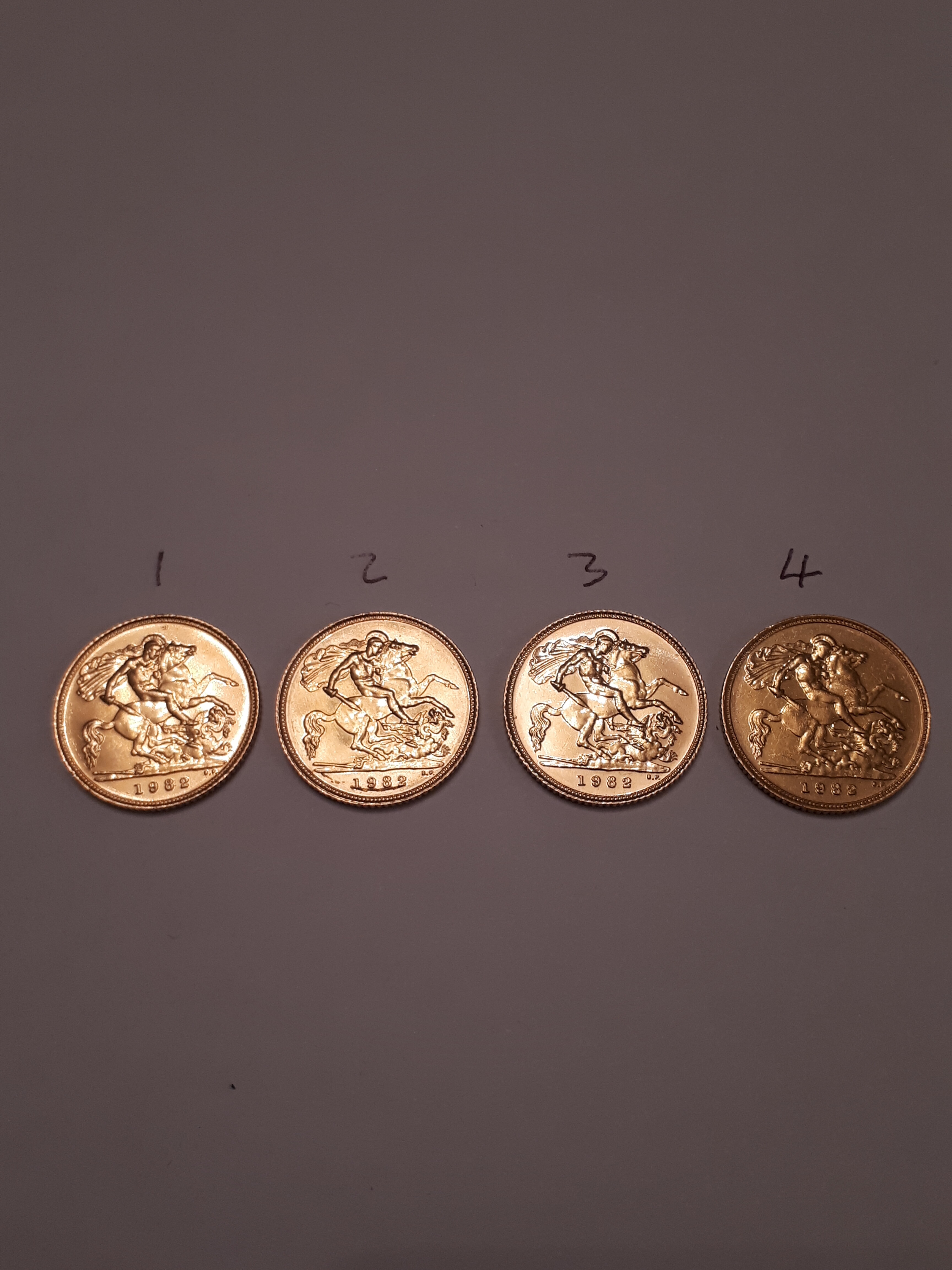 1982 Gold Half Sovereigns - UK (Ungraded) - The Silver Forum