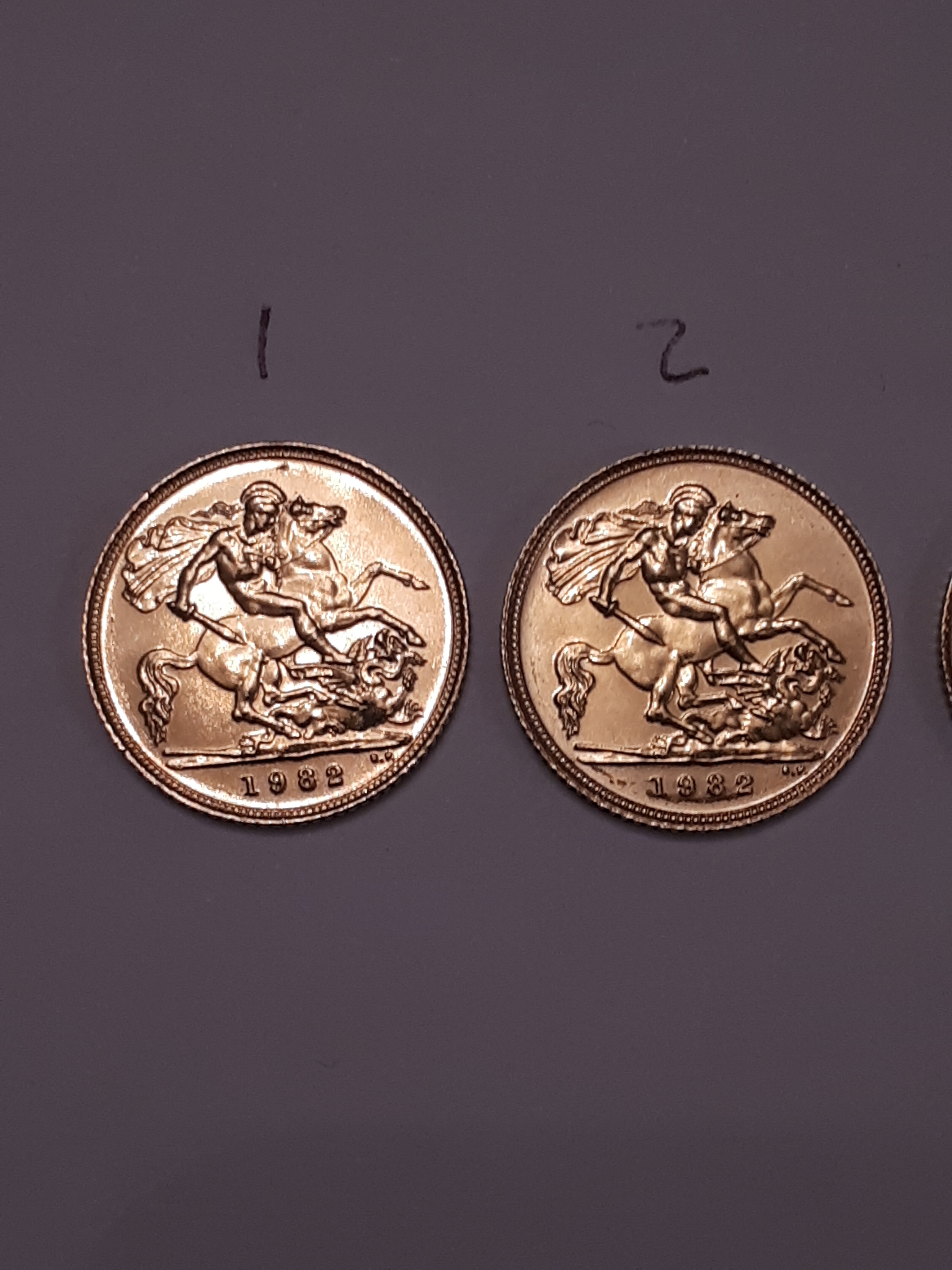 1982 Gold Half Sovereigns - UK (Ungraded) - The Silver Forum