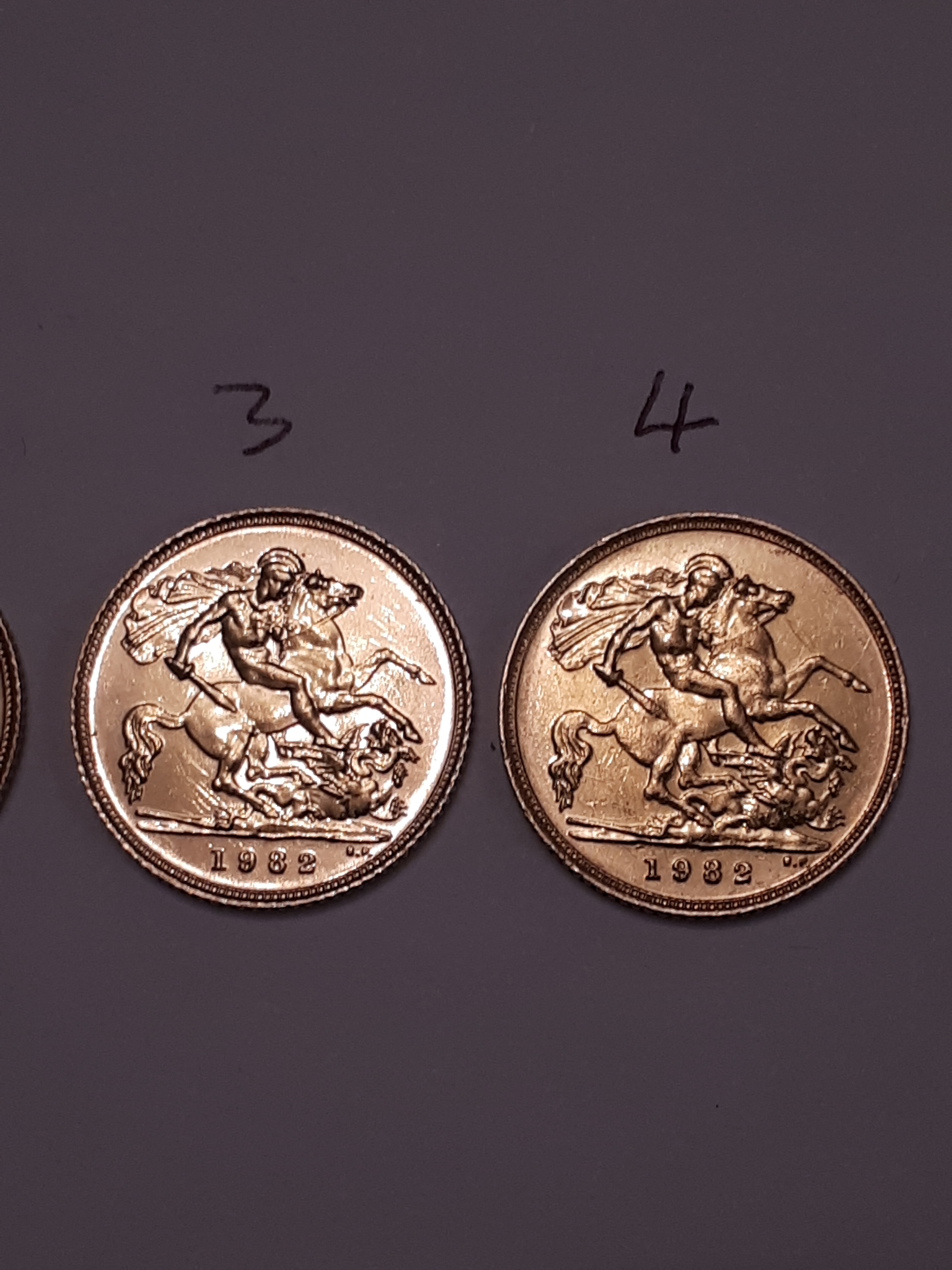 1982 Gold Half Sovereigns - UK (Ungraded) - The Silver Forum
