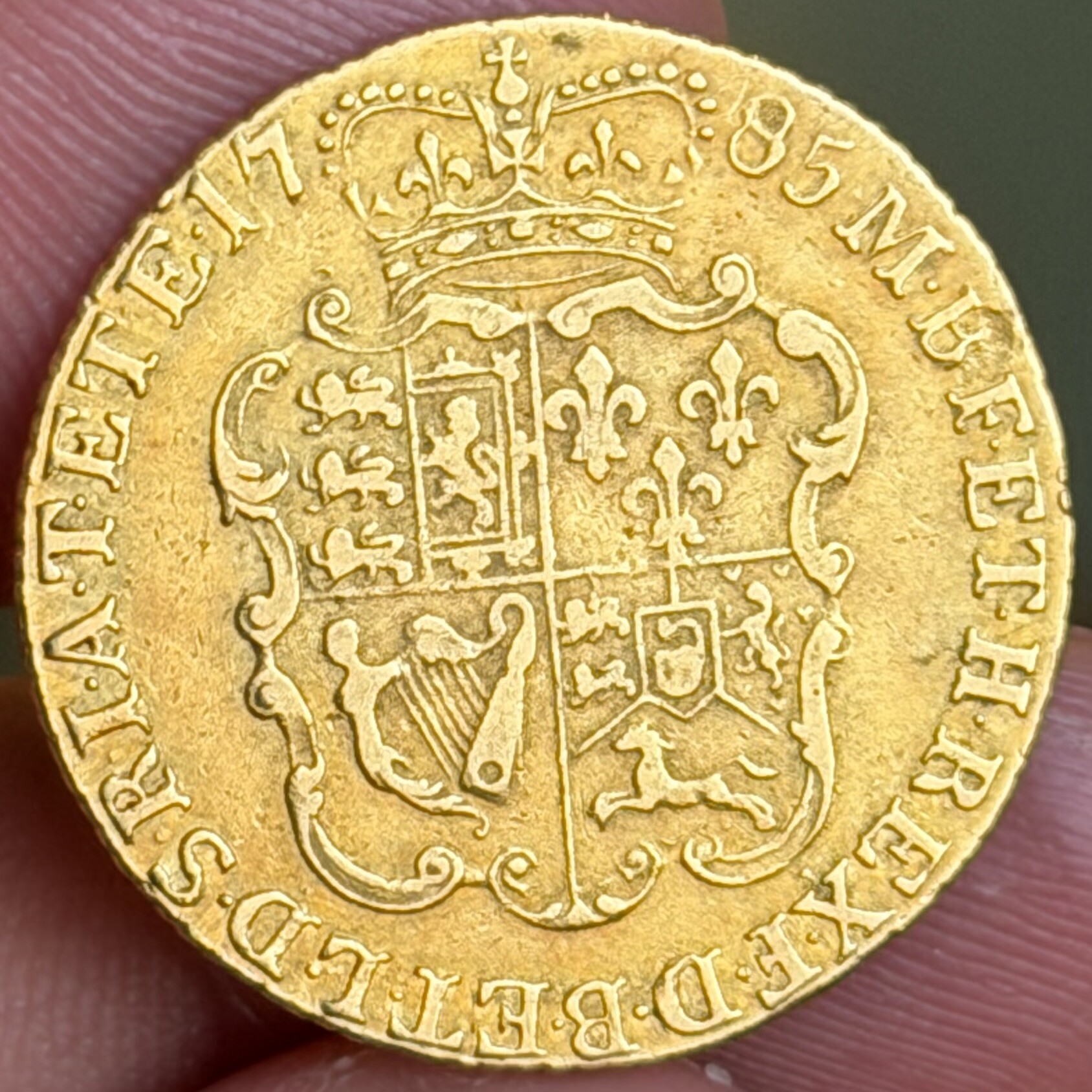 Gold Guinea Coins – Anne & George III – Full, Half, Third, & Quarter ...