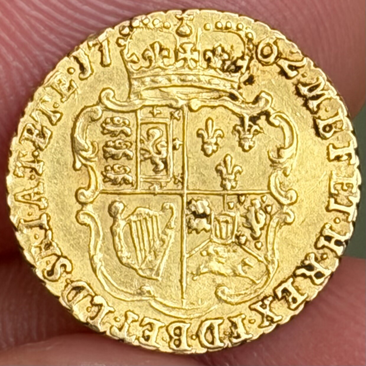 Gold Guinea Coins – Anne & George III – Full, Half, Third, & Quarter ...