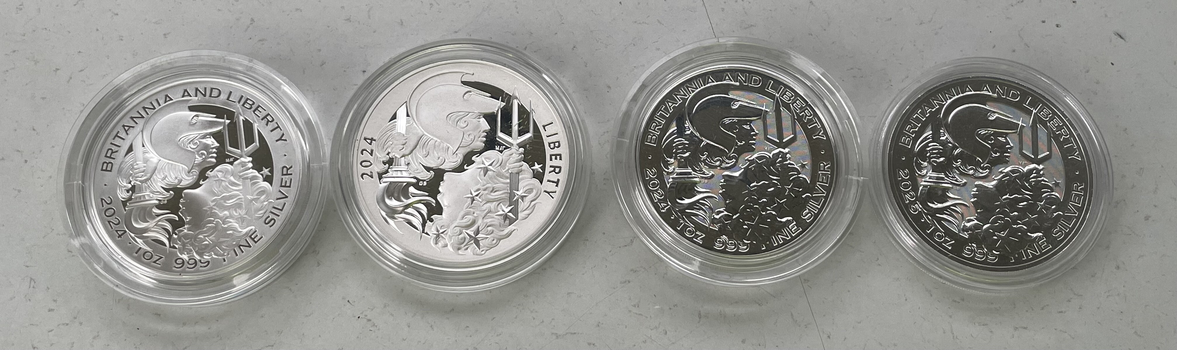 1 each of Every (except Merlion privy)RM 1oz Silver Britannia Bullion ...