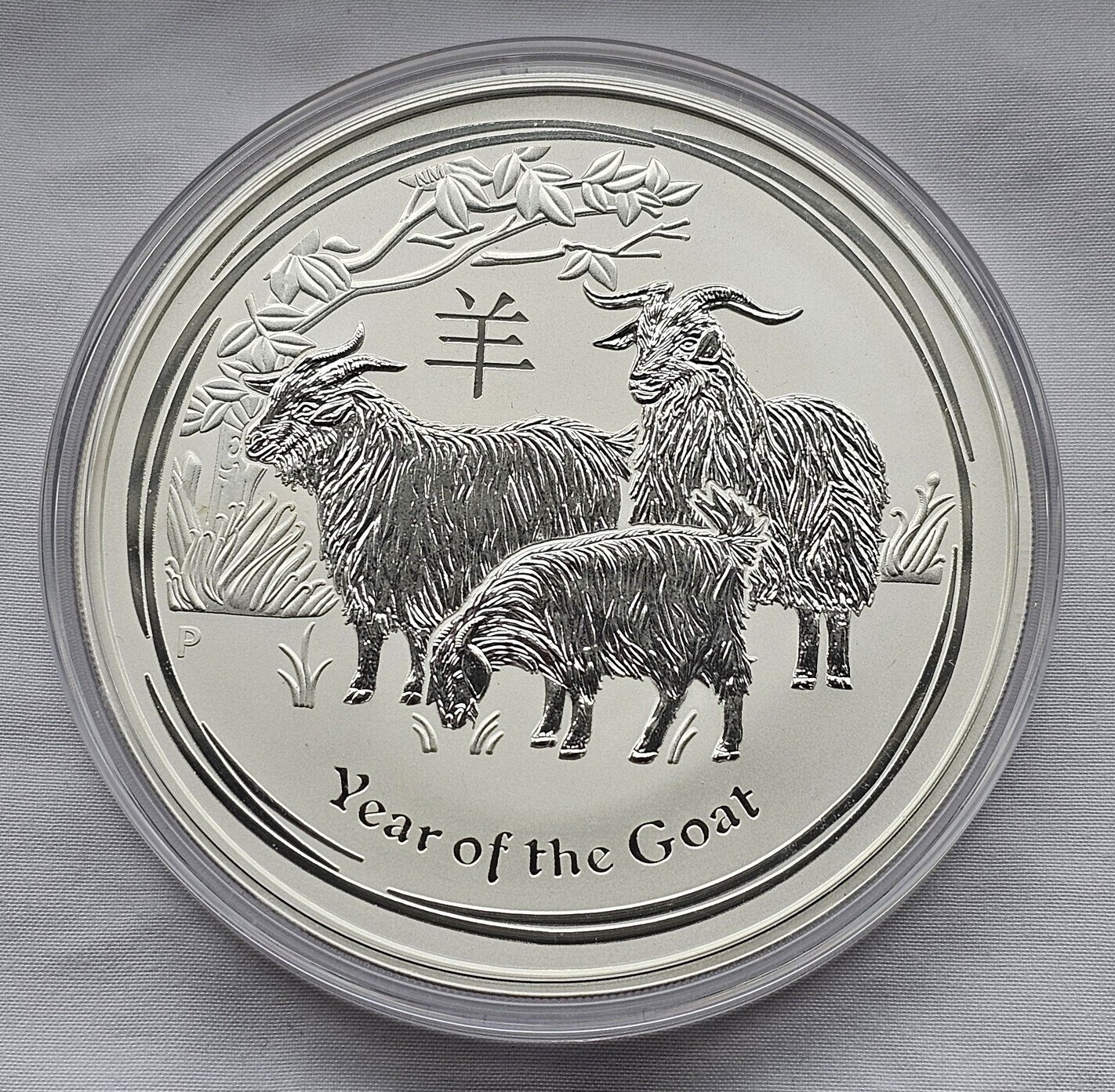 Reserved - 2015 10oz Year Of The Goat 999 Silver Coin - £780 incl. RMSD ...