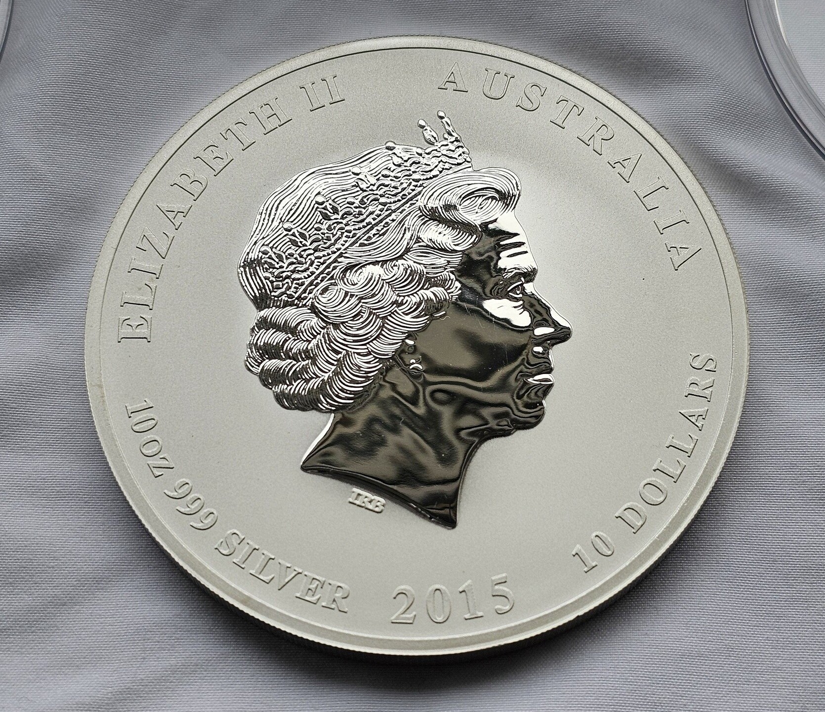 Reserved - 2015 10oz Year Of The Goat 999 Silver Coin - £780 incl. RMSD ...