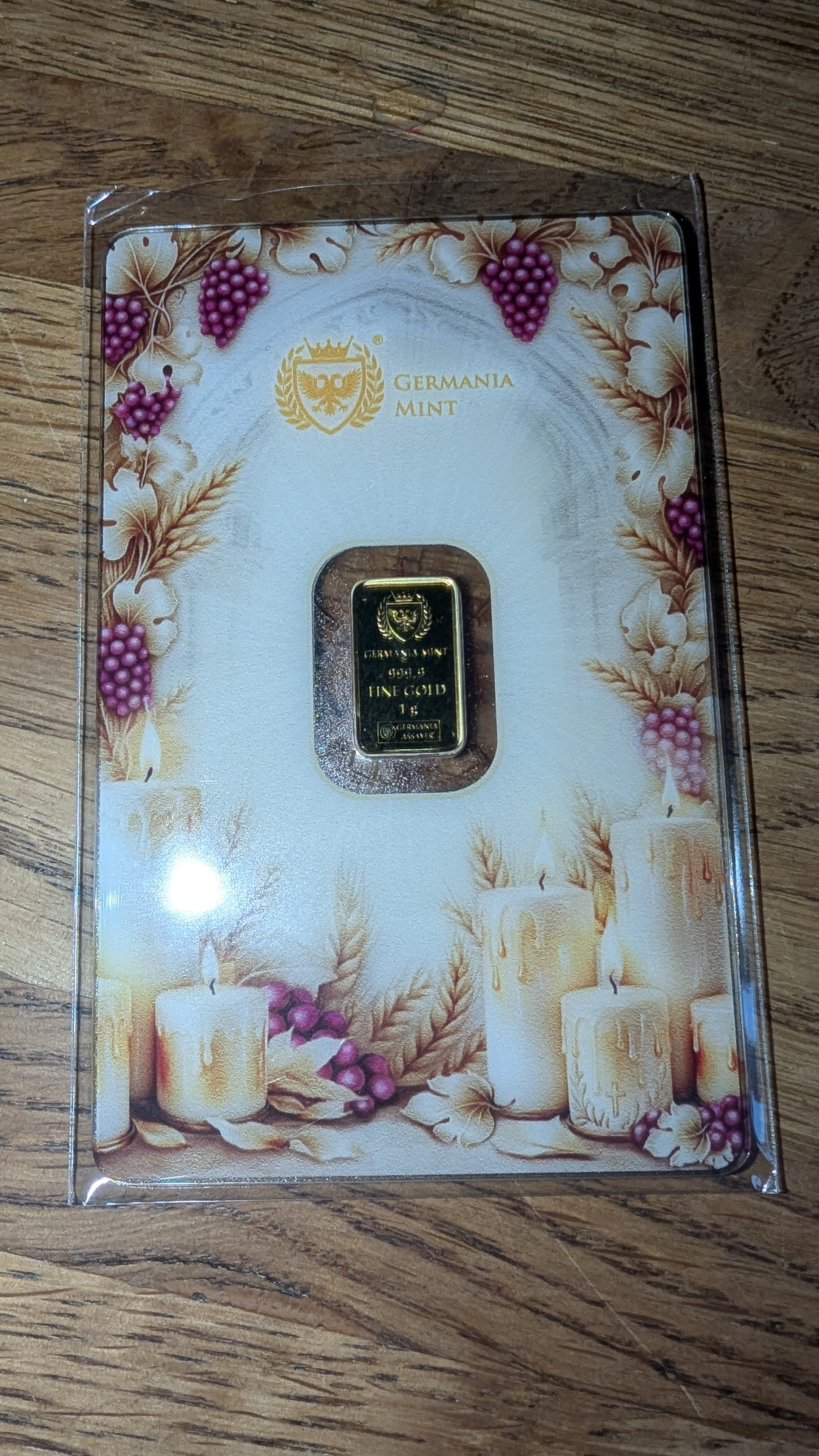 Germania mint holy Communion ll 1g gold bars £130 each! - UK (Ungraded ...