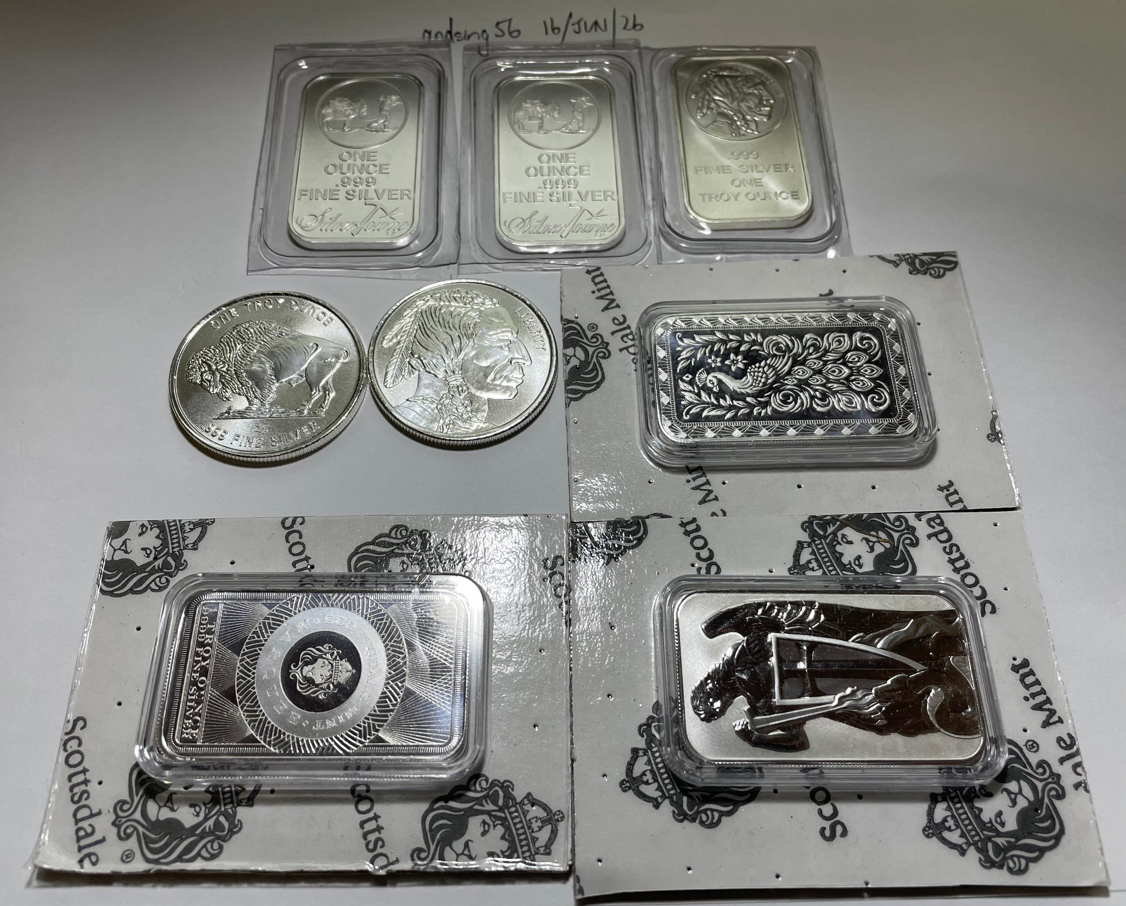 WTS: US various mint 1 oz silver rounds/bars - closed - UK (Ungraded ...