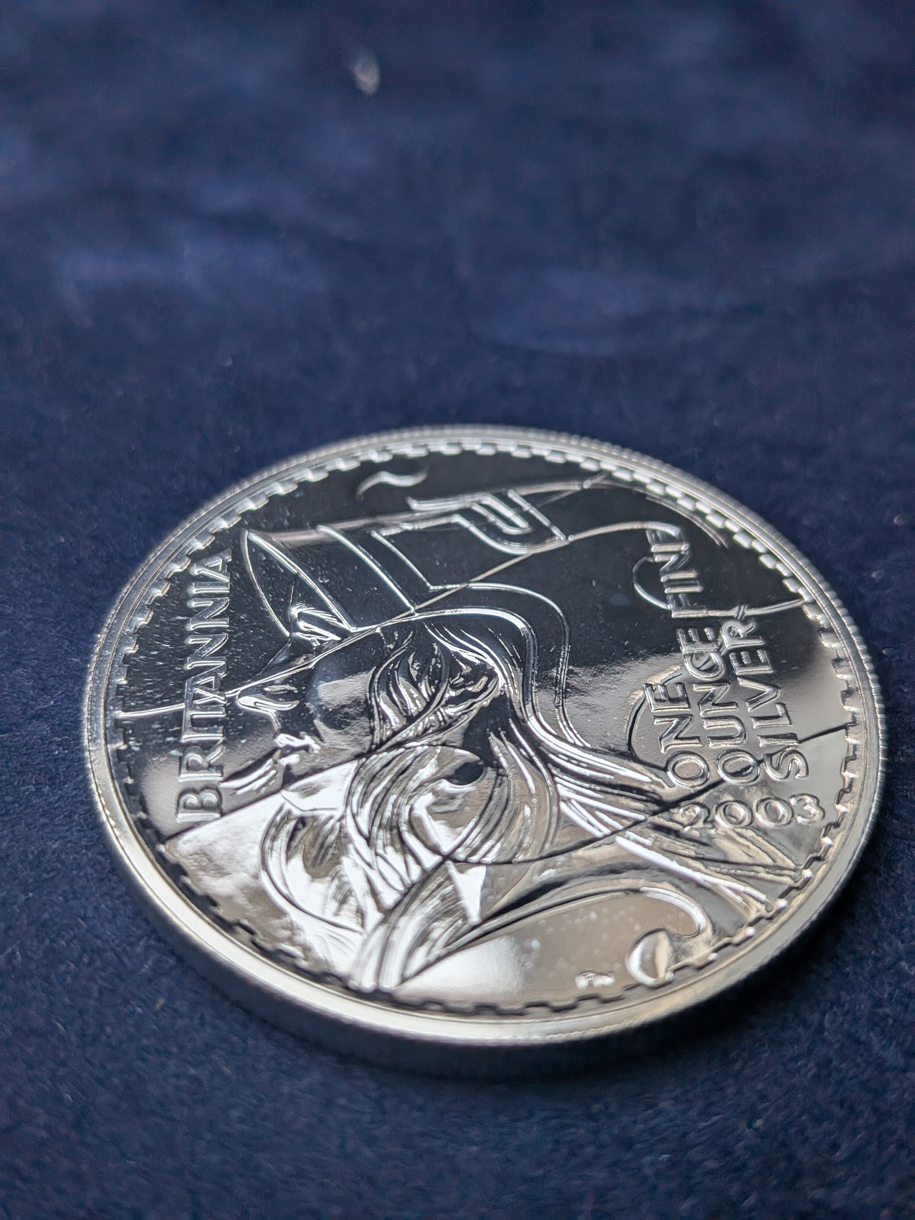 2003 1 Oz Silver Britannia - UK (Ungraded) - The Silver Forum