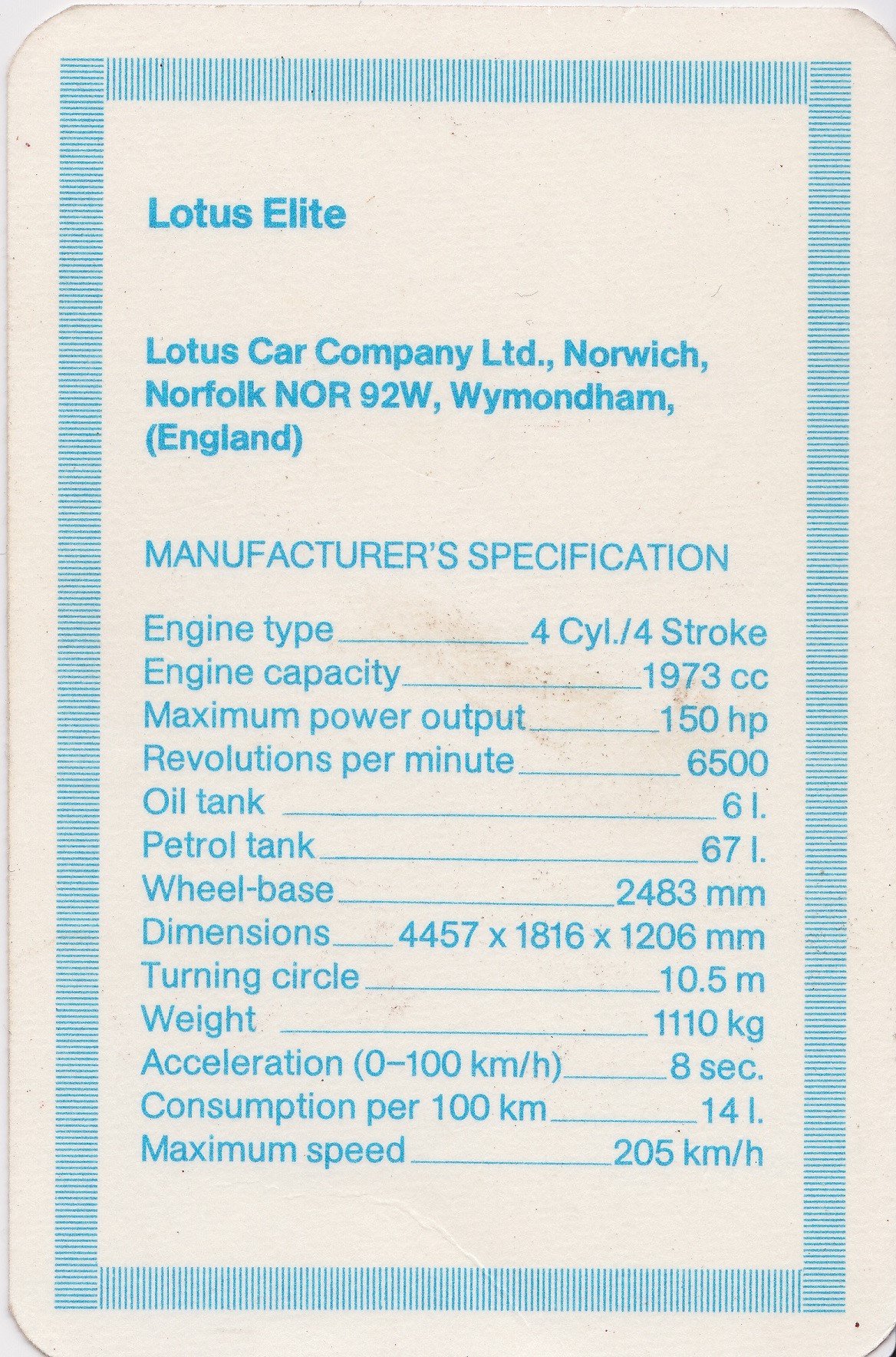 Top Trumps - Lotus Cars - Lotus / Motoring / Cars Chat - TLF - Totally ...