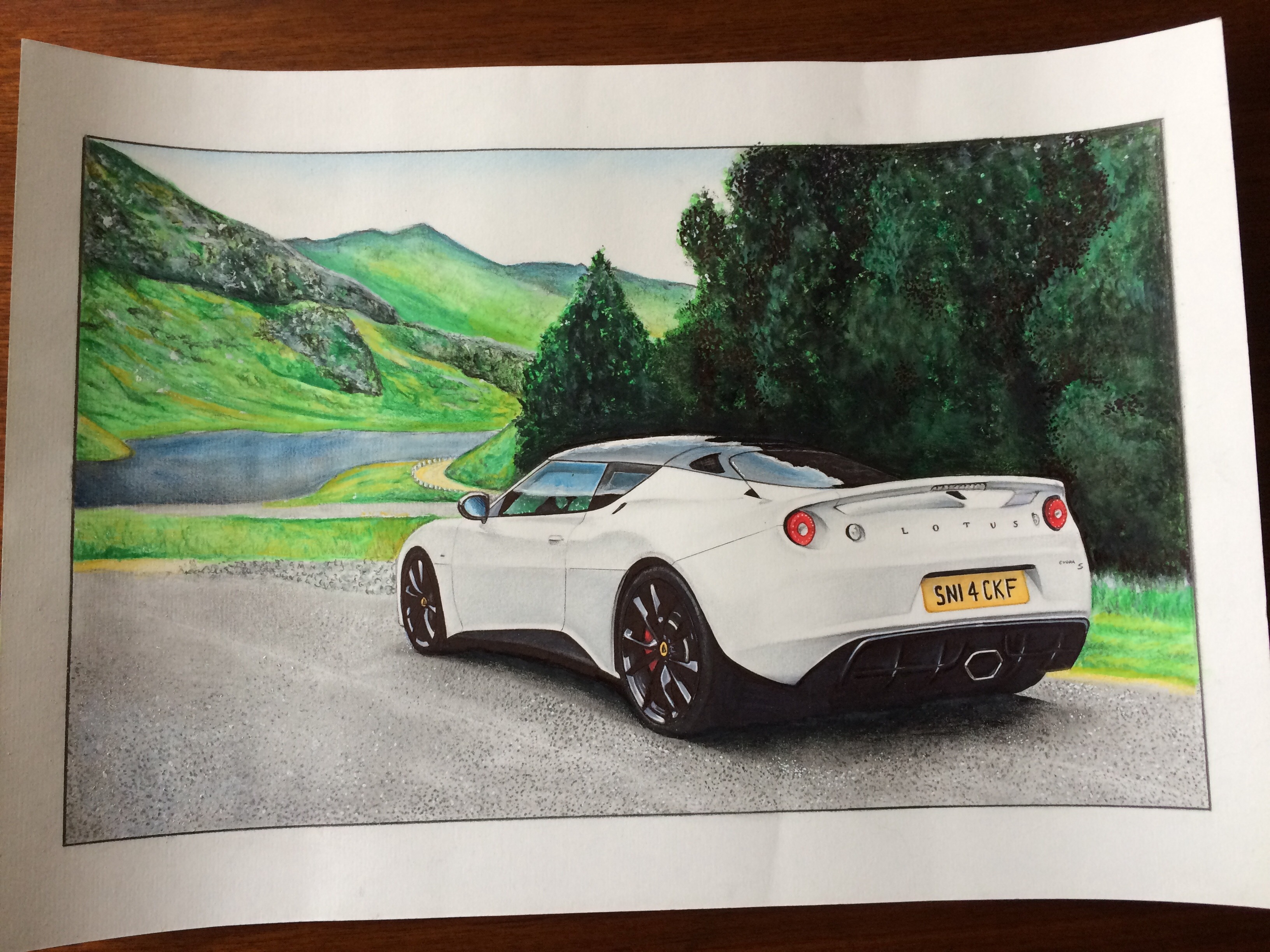 My car drawings - Lotus / Motoring / Cars Chat - TLF - Total Lotus