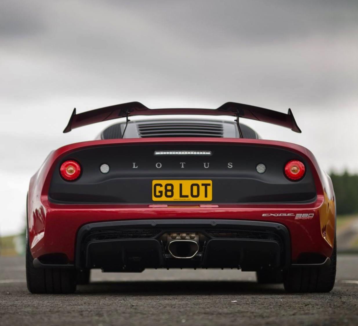 Number plate on your Lotus - standard, related to car, or to your own ...