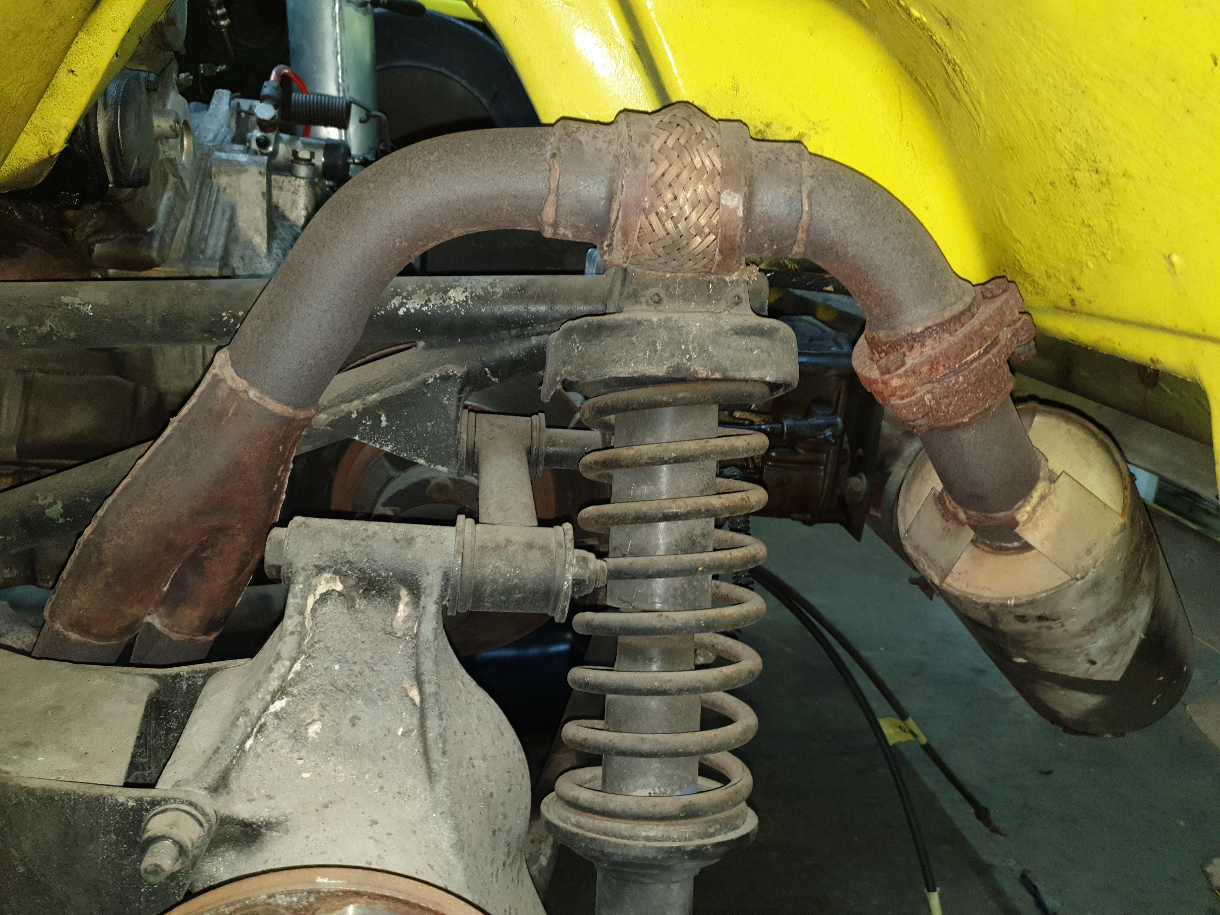 Exhaust routing - Induction/Turbo/Manifold/Exhaust - TLF - Total Lotus