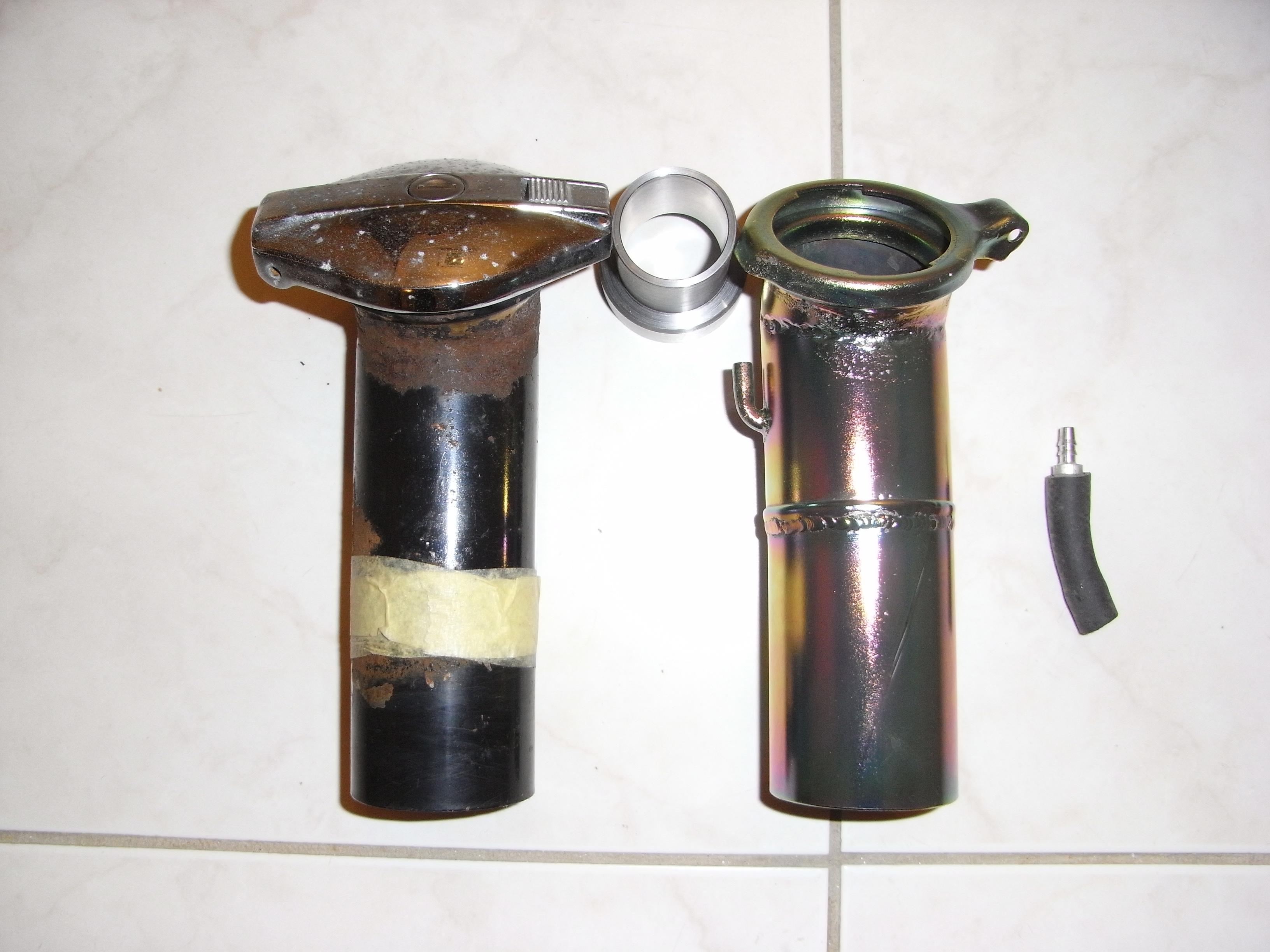 Elite fuel filler pipes Non Return Valves Orientation - Interior ...