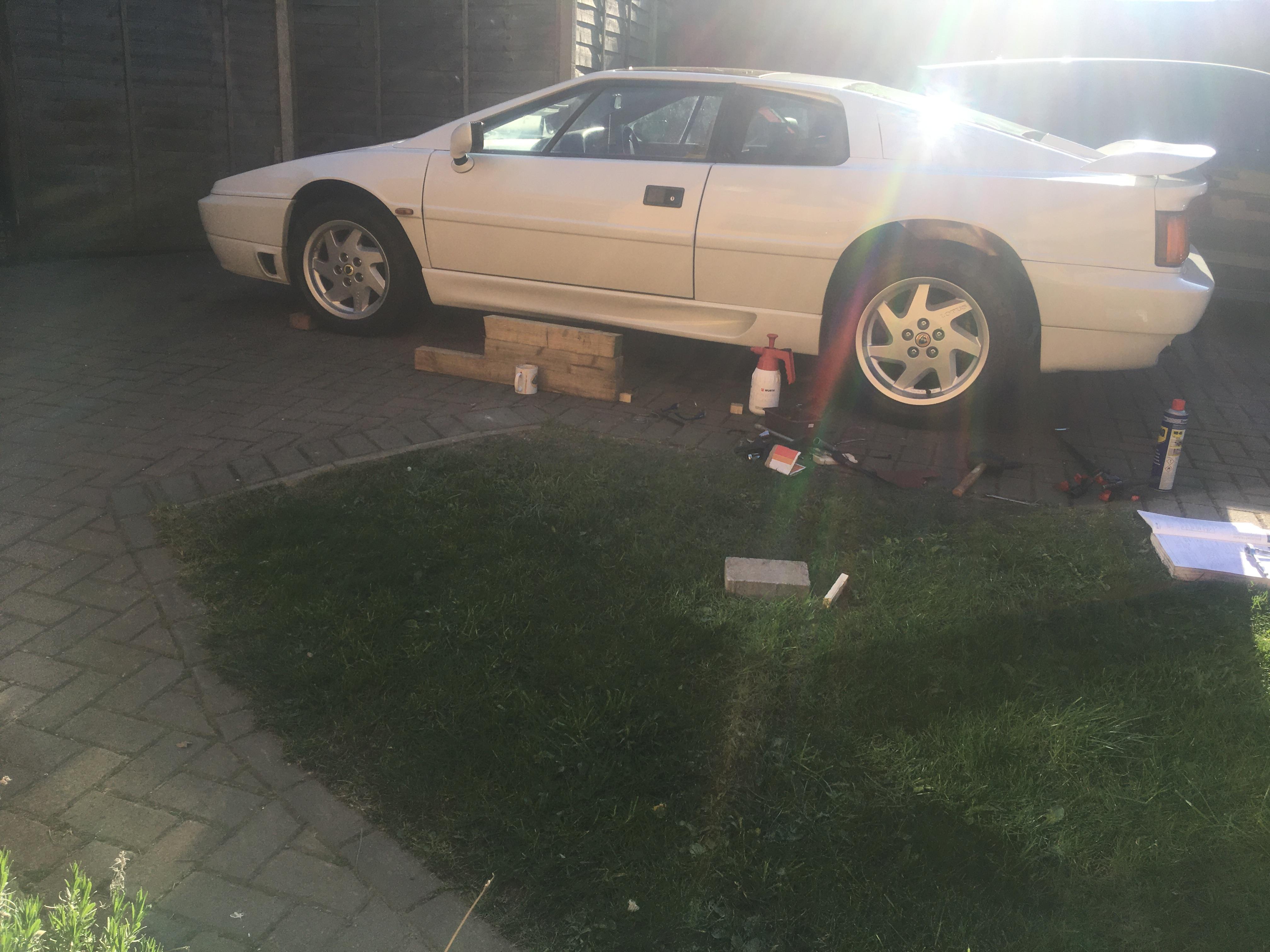 Gap between top of tyre and wheel arch - Esprit Chat - TLF - Total Lotus