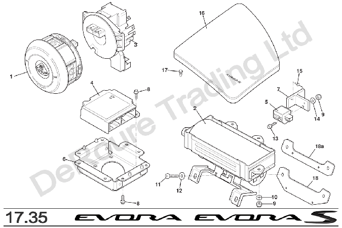 Evora Forward crash sensor location Help - Interior, Exterior, Lights ...