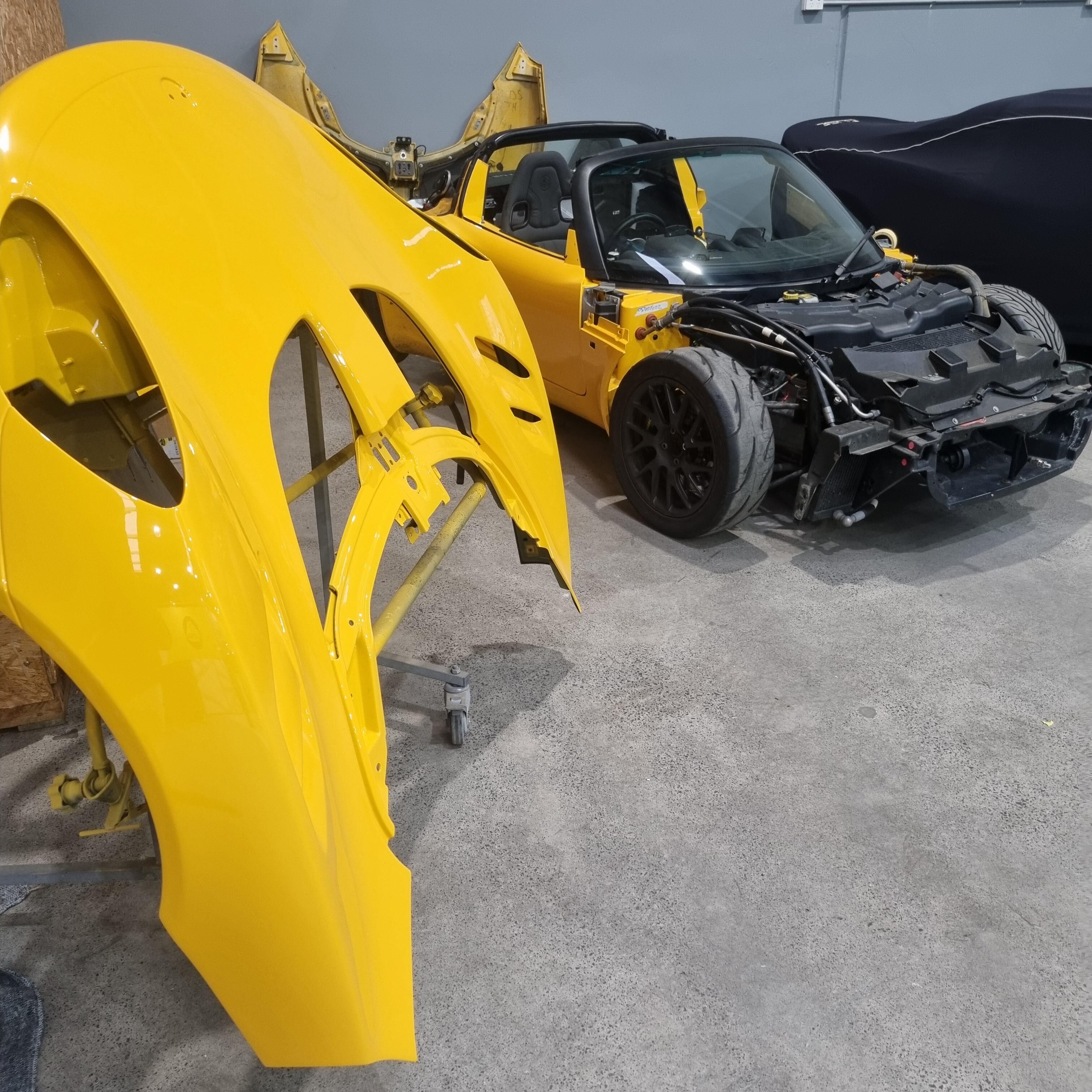 Louvres / wheel arch vents for Elise S3 front clam - Interior, Exterior ...