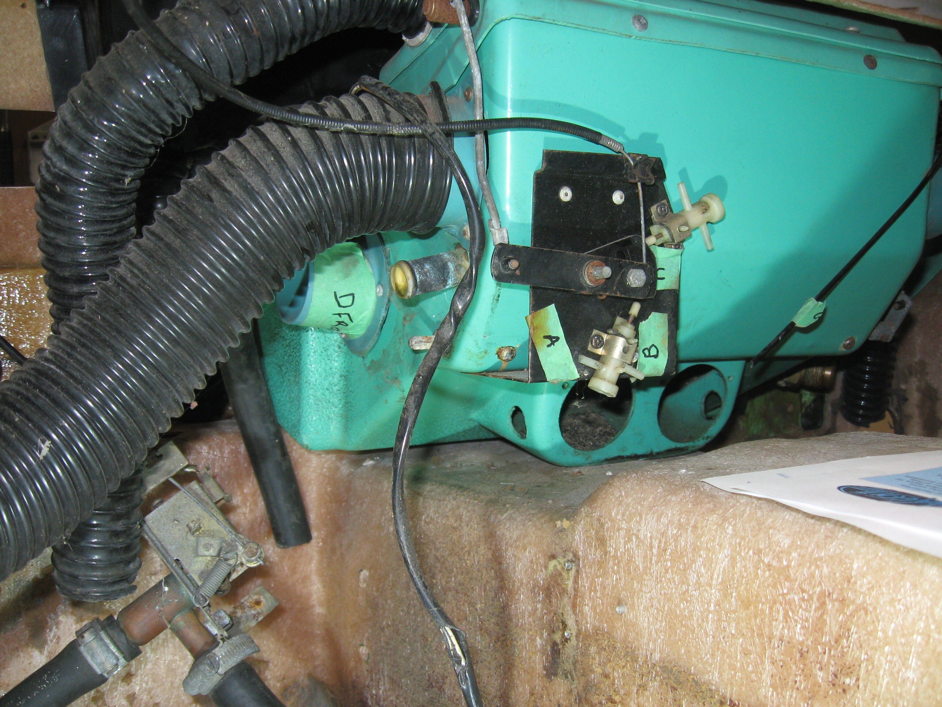 Lotus Esprit S2. Heater and Aircon Schematic ( specifically control ...