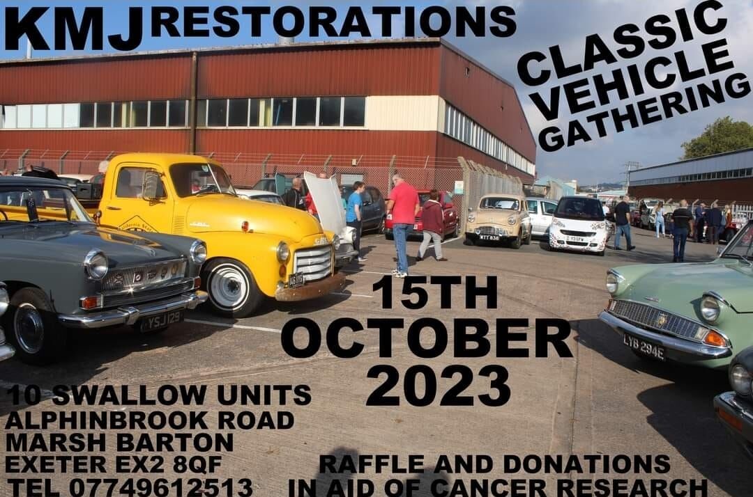 Exeter Marsh Barton Sunday 15th October Classic Vehicle gathering - UK ...