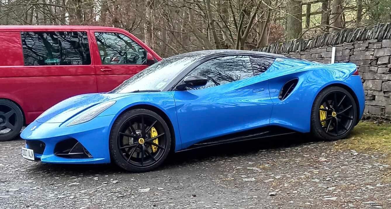 Blue Emira at the Lakeland Motor Museum - Spotted - TLF - Total Lotus