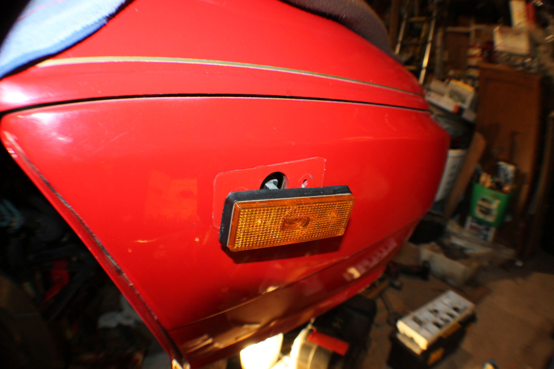 Bodgy repair on the indicator- how do I get to the indicator housing ...