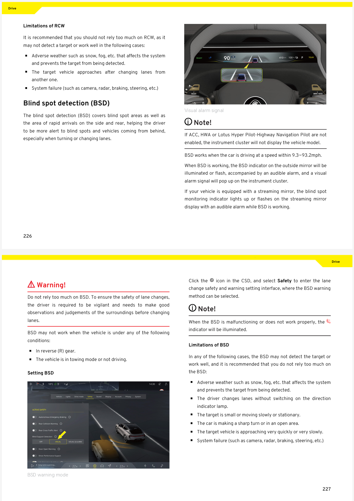 Eletre wing mirror warning - Interior, Exterior, Lights, Glass, Alarms ...
