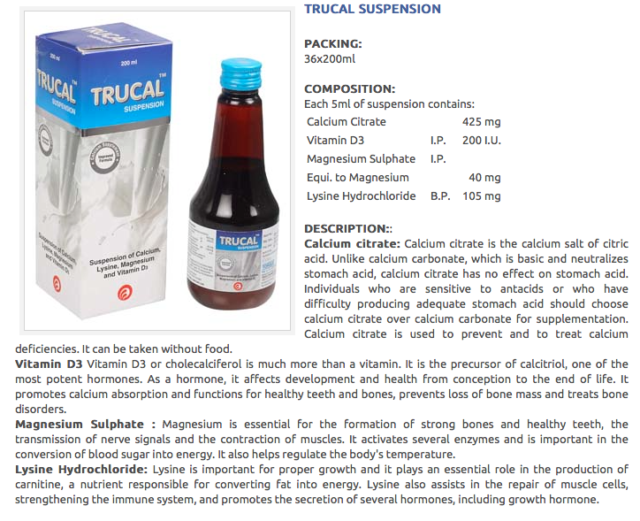 TruCal Calcium vs Calcium Citrate - Protein, Vitamins, and Supplements ...