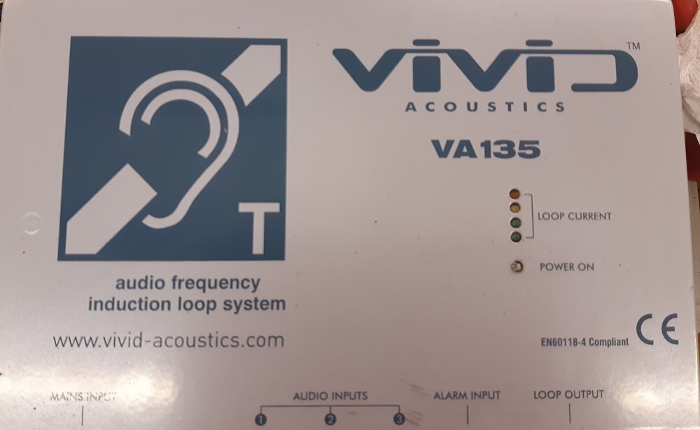 Vivid Acoustics VA135 induction loop amplifier - Sound - Blue Room ...