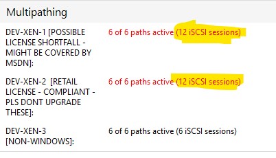 Double number of sessions than paths - Storage - Citrix Community