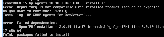 HP SNMP Agents on citrix hypervisor 8.0 - Server Installation - Citrix ...