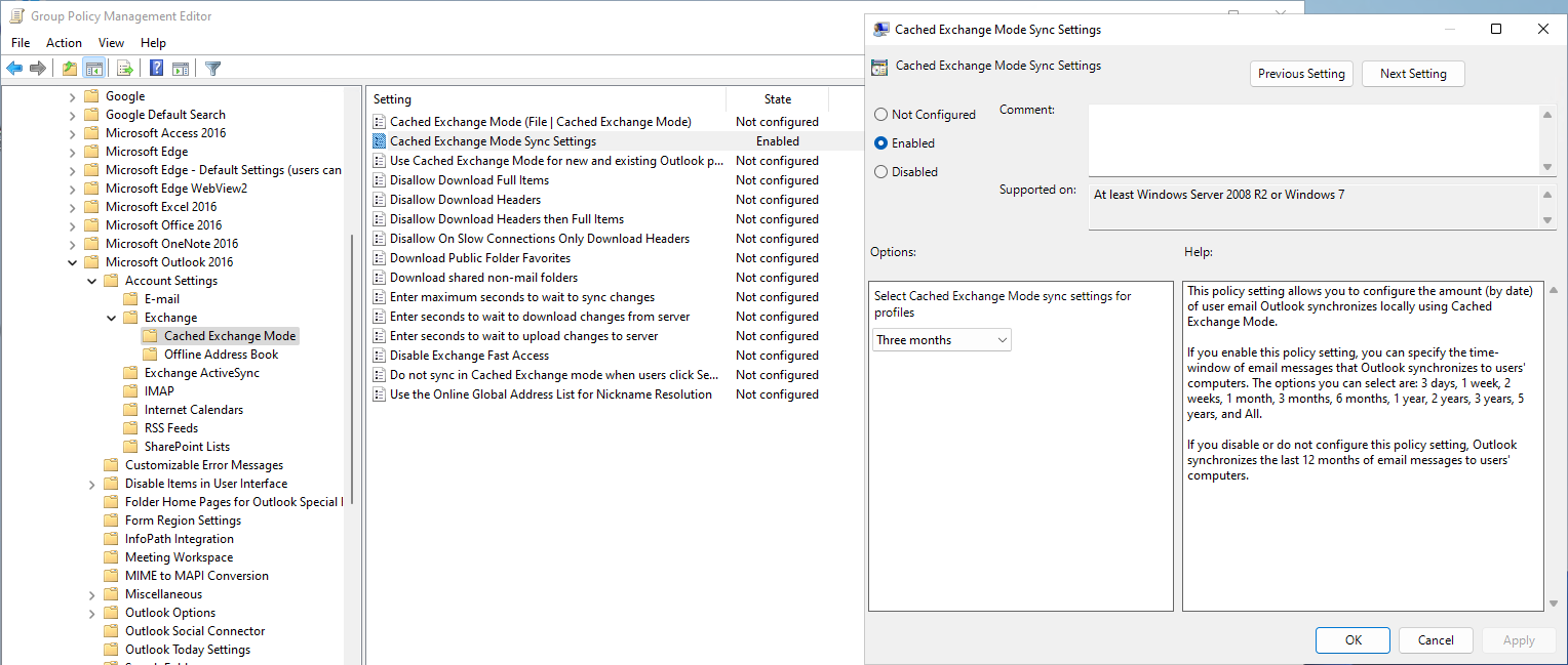 Non Persistent VDI - Outlook connected Online with Microsoft Exchange ...