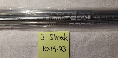 New Uncut UST Mamiya Recoil Prototype 125 F4 Taper Tip Iron Shafts, 4 ...