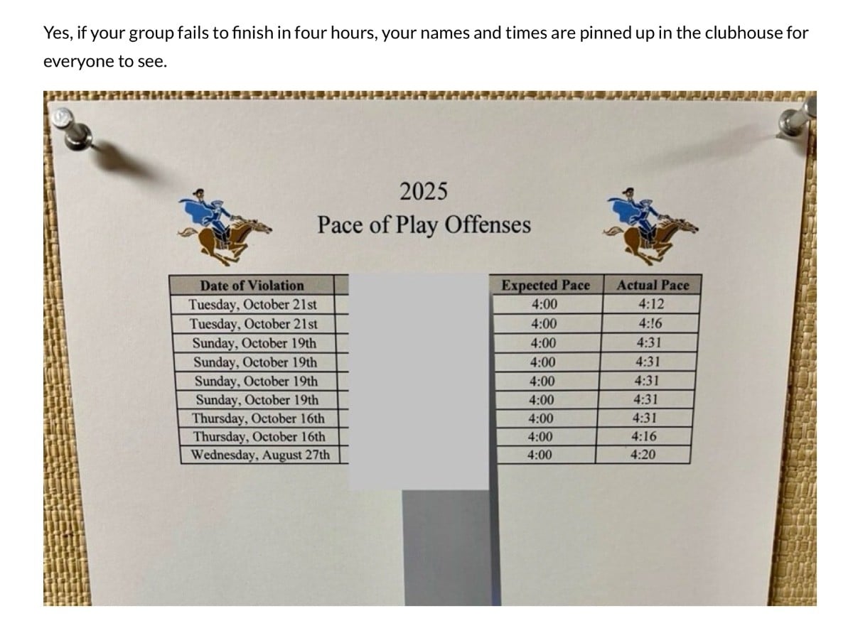 Public shaming for Pace of Play? - Write For MyGolfSpy - MyGolfSpy Forum