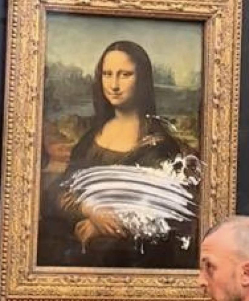 Mona Lisa Painting Vandalised With Cake At The Louvre - Entertainment ...