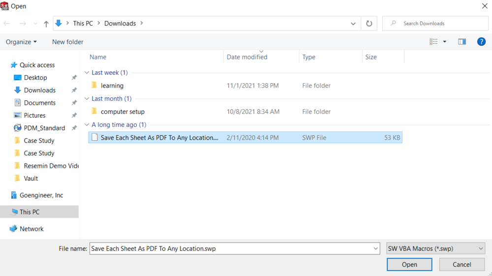 Saving Each Page in a Drawing as a Single-Page PDF - SOLIDWORKS CAD ...