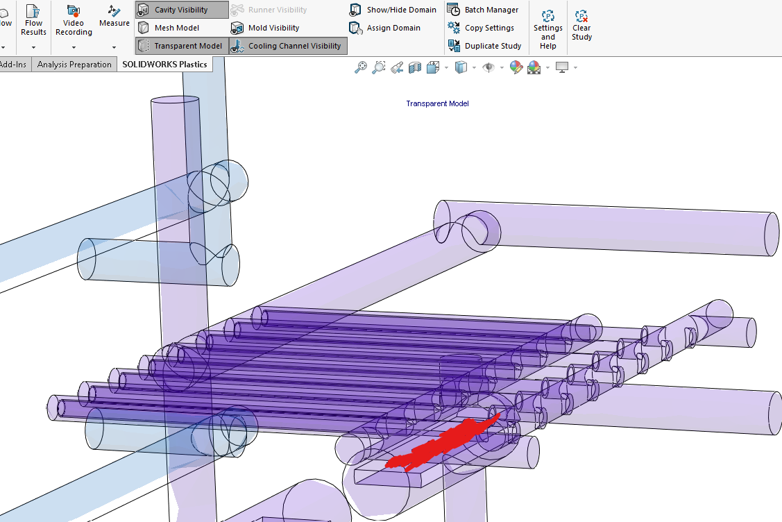 Solidworks Plastics 2019: Mold with 2 Cooling Temperatures - General Q ...