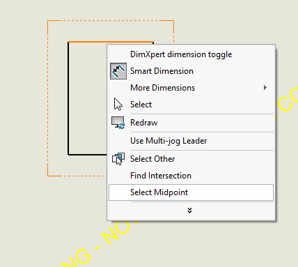 dimension center point of a rectangle - General Q&A - GoEngineer Community