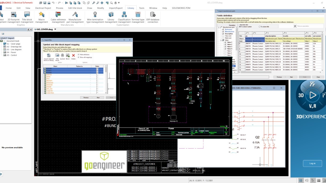 Importing LEGACY eCAD Data into SOLIDWORKS Electrical Schematic ...