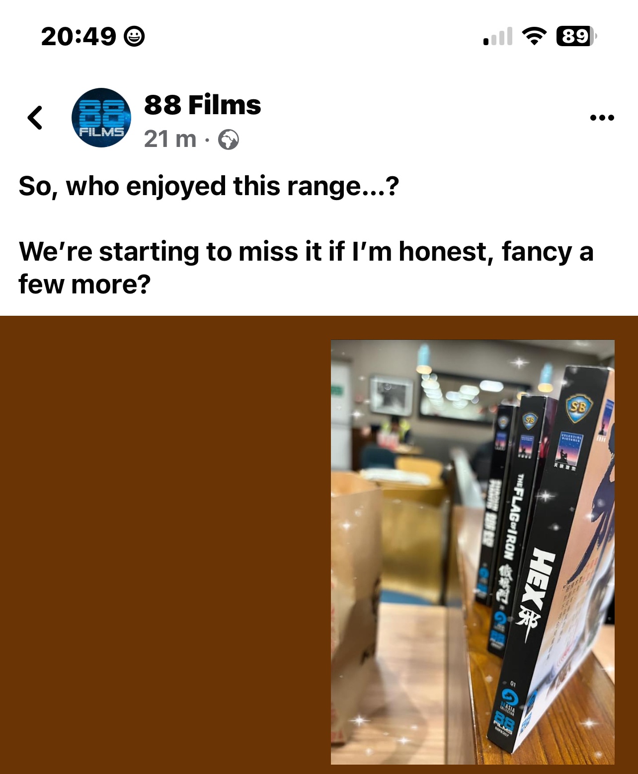 The 88 Films Blu-Ray Thread - Page 199 - Asian / Martial Arts / Action ...