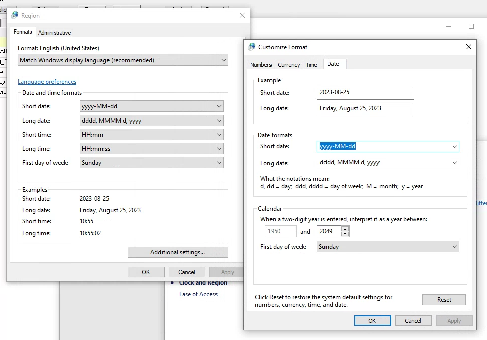 FormatDateTime ignores locale settings - General DAQFactory - AzeoTech ...