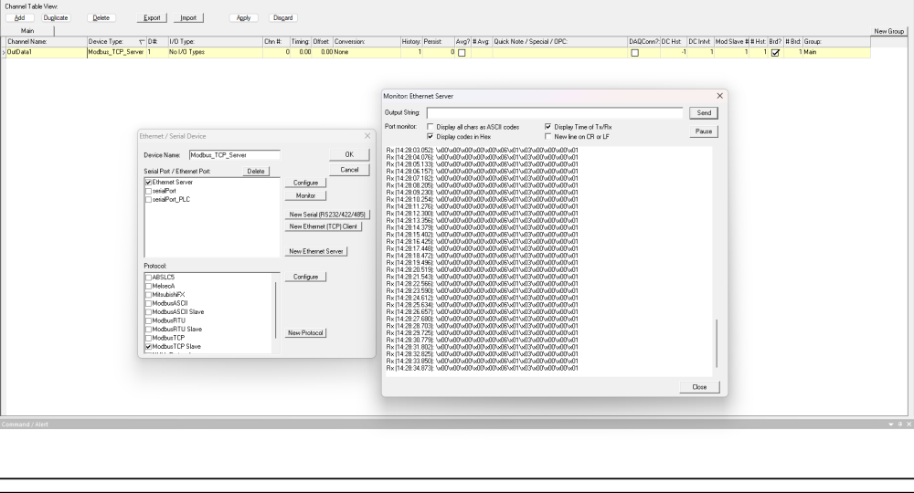 Modbus TCP Slave Communication - Modbus - AzeoTech Forum