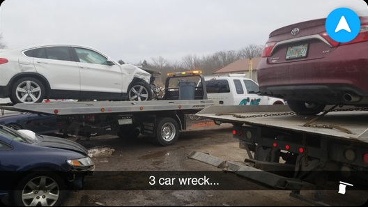 3 Car Crash w/ Cleanup... - Light Duty & Carrier Recoveries - TowForce.net