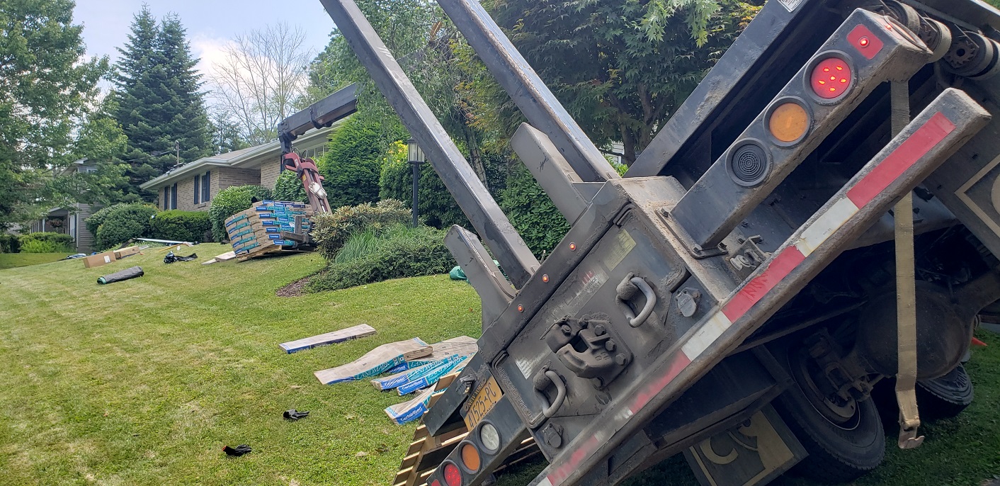 "Sort Of Rolled Over" Boom Truck - Heavy & Medium Duty Recoveries ...