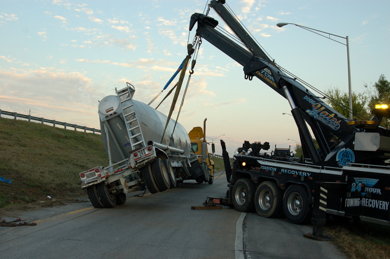 Loaded Bulk Tanker Rolled Over - Tator Patch - "Rotators Only ...