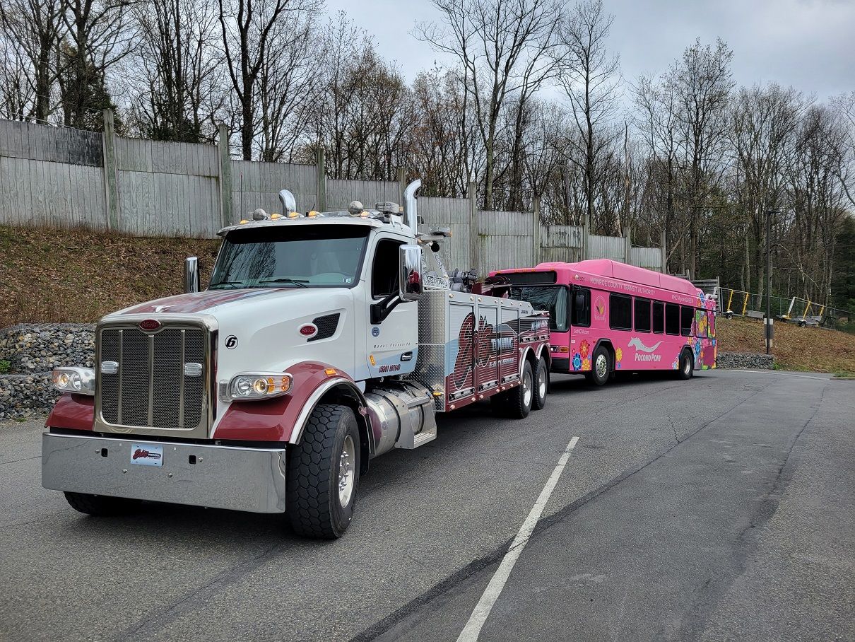 Couple of Bus Tows This Week... - Motor Coach and Emergency Vehicle ...