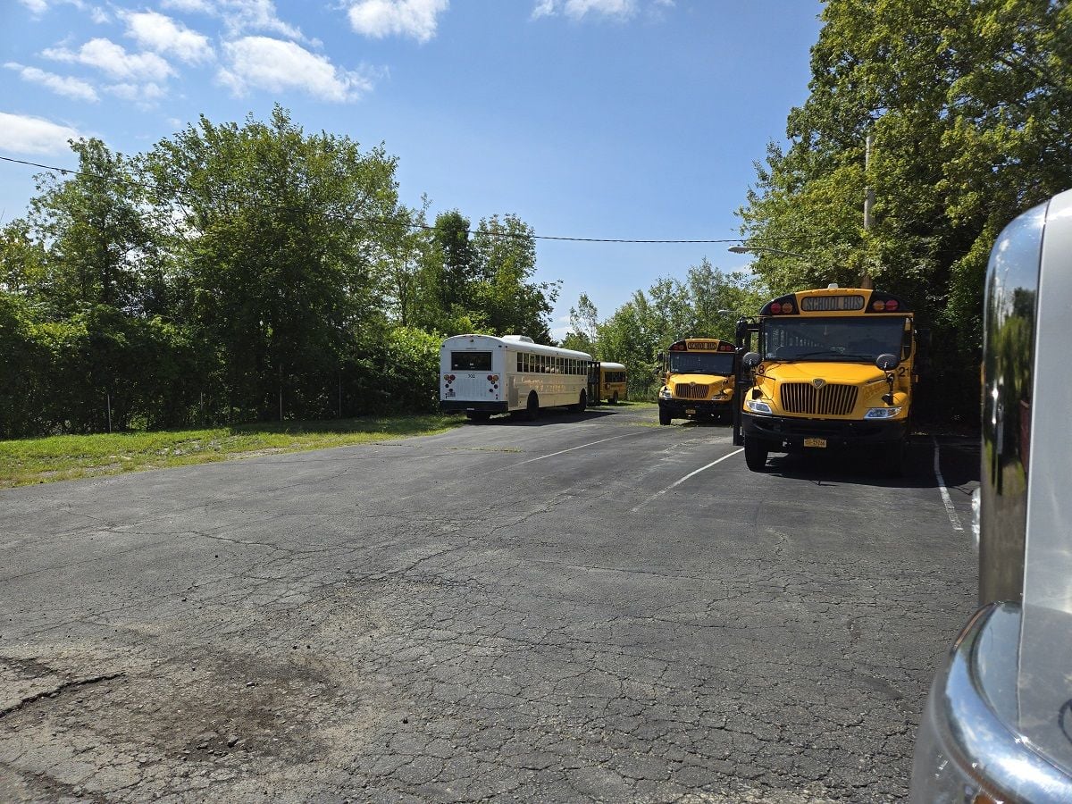 70 Passenger Bus Tow To Auction... - Motor Coach and Emergency Vehicle ...