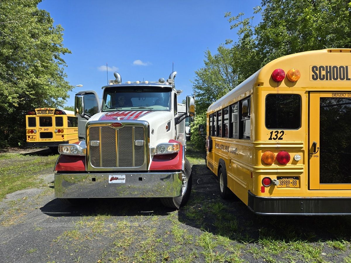 70 Passenger Bus Tow To Auction... - Motor Coach and Emergency Vehicle ...