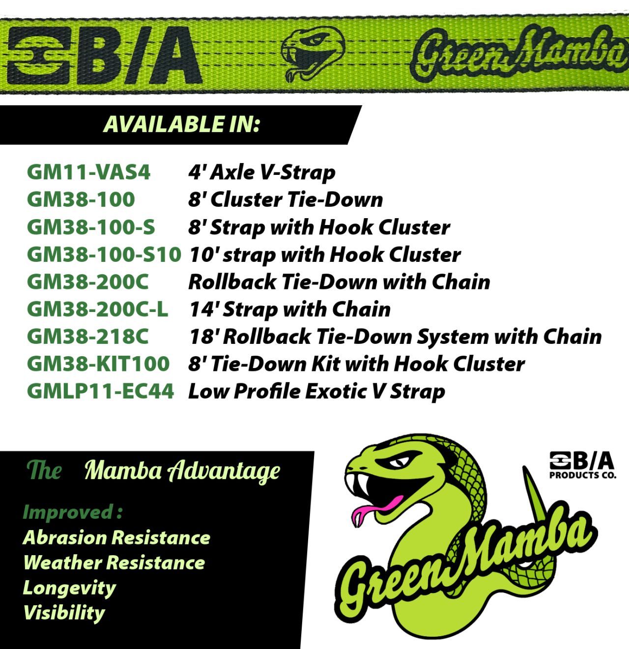 B/A Green Mamba: - B/A Products - TowForce.net