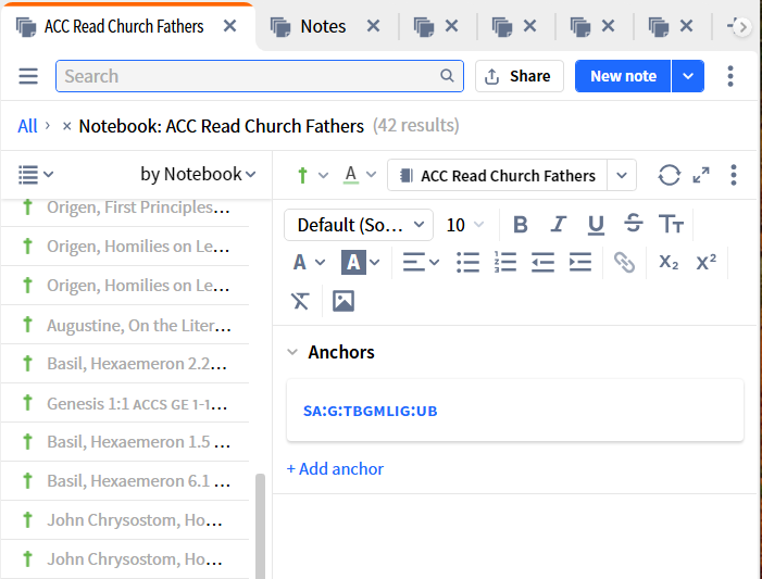 Timing issue on expansion of anchor names - Logos and Verbum Forum ...
