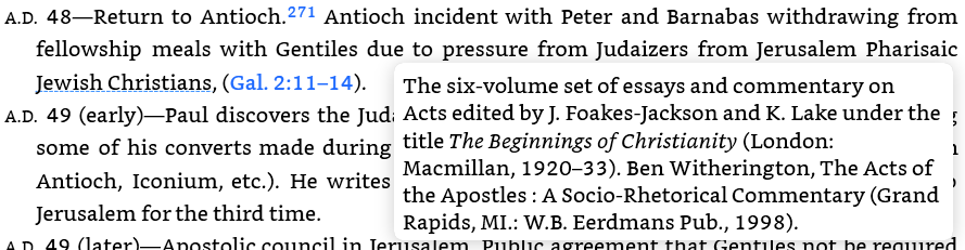BUG: Footnote in a footnote includes book citation - Library and ...
